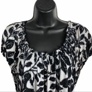 Carol Rose | Tops | Carlos Rose Black White Top | Poshmark